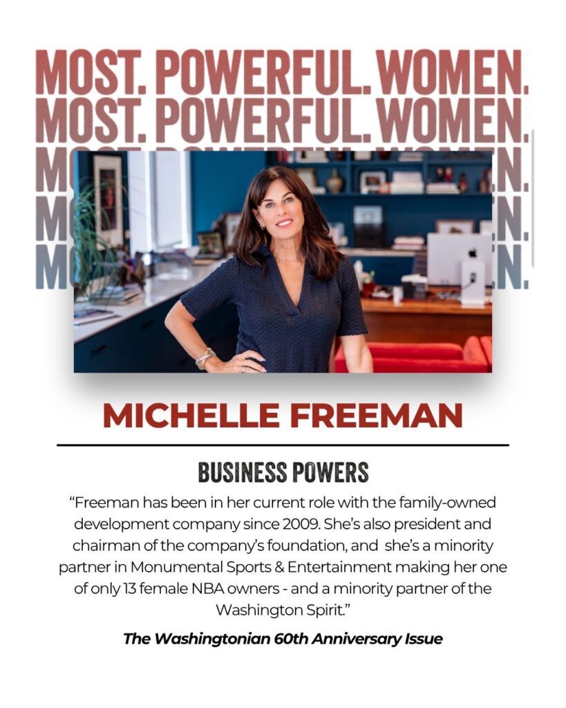 Michelle Freeman Named one of Washington's Most Influential Women by ...